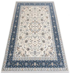 Vlněný kusový koberec NAIN 7179/51913 Klasický béžový modrý Rozměr: 160x230 cm