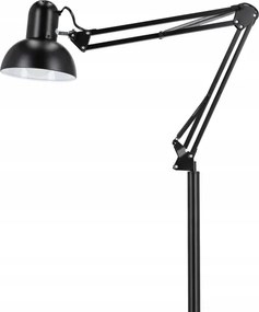 Stojací lampa 1xE27/40W/230V černá