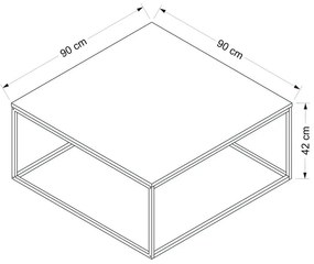 Konferenční stolek Loni White