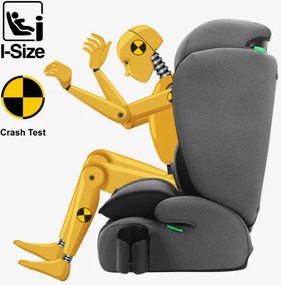 Autosedačka Zooma 25 i‑Size černá / šedá