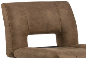 Designová barová židle Almonzo světlehnědá / černá