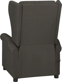 Polohovací křeslo taupe textil 340957