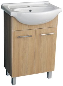 Comodo Koupelnová skříňka s keramickým umyvadlem Edna 55