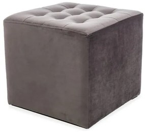 Taburet Lori Velvet, šedá