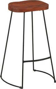 vidaXL Barové stoličky Gavin 2 ks 50 x 40 x 78 cm masivní mangovník [344916] Barva: Hnědá