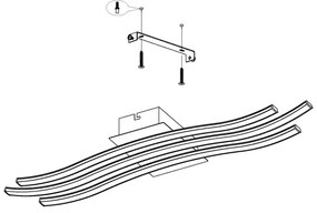 Eglo 99321 - LED Stropní svítidlo RONCADE LED/21W/230V