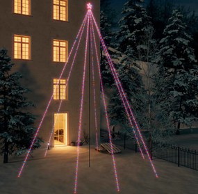 vidaXL Vánoční světelný strom dovnitř i ven 1300 LED 8 m [328767] Barva: colourful