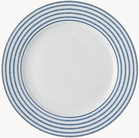Sada snídaňových talířů z porcelánu Candy Stripe, 4 díly