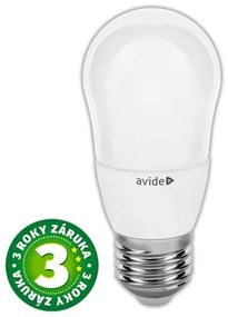 Prémiová LED žárovka E27 6W 470lm B45, denní, ekv. 41W, 3 roky