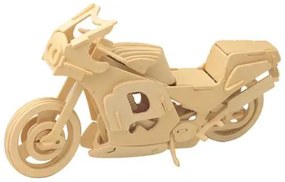 Woodcraft Dřevěné 3D puzzle Motorka závodní