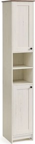 Koupelnová skříňka 30x30x170cm AUK-E1166 WT, mdf, bílá