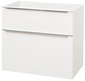 Mereo Mereo, Mailo, koupelnová skříňka 81 cm, bílá, dub, antracit, CN511S