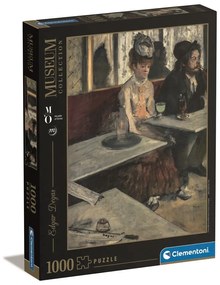 Clementoni - Puzzle 1000 Museum Orsay Degas, Dans un café