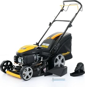 Benzínová sekačka na trávu Riwall PRO RPM 5155 PRO 4v1 s pojezdem