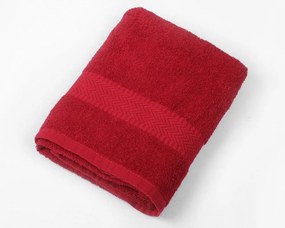 Tibex Froté ručník BOBBY, červená, 50x100cm