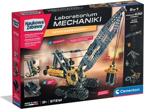 Vědecká zábava – Laboratoř mechaniky: Pásový jeřáb – polský jazyk – Clementoni 50402