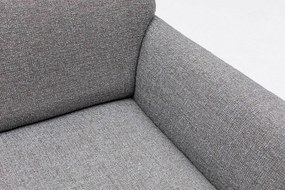 Designová rohová sedačka Jamiya 273 cm světle šedá - levá
