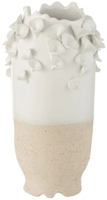 Keramická váza s květy sasanky Anemone - Ø23*46 cm