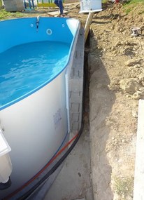 Bazén Planet Pool Exclusiv WHITE/Blue - samotný bazén 600x320x150 cm - Planet Pool