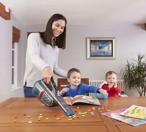 BlackDecker BHHV320J šedo-modrá / Aku Ruční vysavač / 12V / 0.7 L / Do