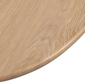 Jídelní stůl s deskou z dubového dřeva 100x220 cm Tablo – WOOOD