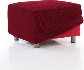 Super strečové potahy NIAGARA bordó taburet (40 - 60 cm)