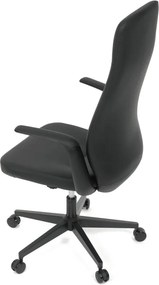Kancelářské křeslo KA-T8325 BK, synchronní mechanismus, černá ekokůže (66 x 62) cm