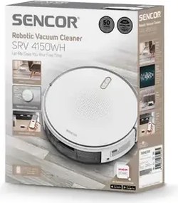 SENCOR SRV 4150WH bílá / robotický vysavač / vysávání  mopování / 25W