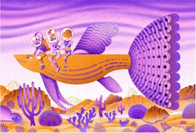 Dávid Soboň | Desert Journey Rám: Černý, Velikost: 50 x 70 cm