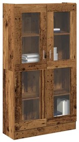 Skříň old wood 82,5 x 30,5 x 150 cm kompozitní dřevo 3318718
