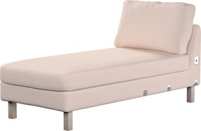 Potah na přídavný šezlong IKEA Karlstad, krátký barva růžová látka pletený vzor