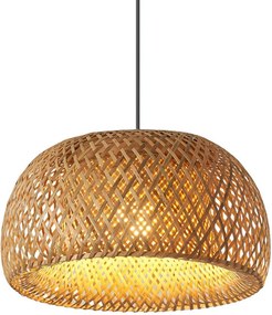 Toolight - stropní svítidlo z přírodního bambusu E27 60W APP886-1CP, hnědá, OSW-05246