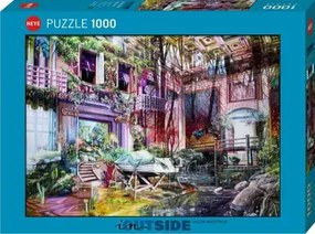 HEYE Puzzle In,Outside: Útěk / 1000 dílků / 70 x 50 cm