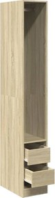 Šatní skříň dub sonoma 30 x 50 x 200 cm kompozitní dřevo 3307740