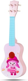 Costway 21 Palcové ukulele pro děti Mini hračkové ukulele s 4 nylonovými