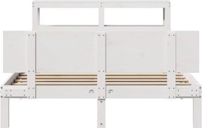 Rám postele s čelem bez matrace bílý 120x200 cm 3306085