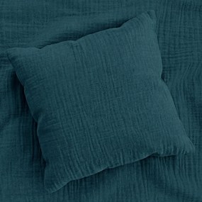 Celoroční mušelínový povlak na polštářek Ocean - GOTS Velikost: 70 x 90