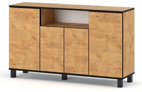 Stiv-Meble Komoda Loft 140 cm - dub wotan