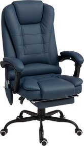 Kancelářská židle Vinsetto se 7bodovou masáží, ergonomická kancelářská židle s funkcí polohování, výškově nastavitelná manažerská židle s dálkovým ov…