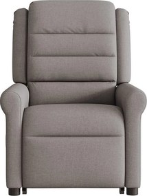 Zvedací polohovací křeslo taupe textil 3303321