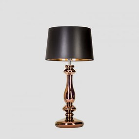 4concepts Luxusní stolní lampa VERSAILLES COPPER Barva: Černo-bílá