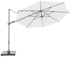 KNIRPS Pendel 340 cm - prémiový slunečník s boční tyčí bílá