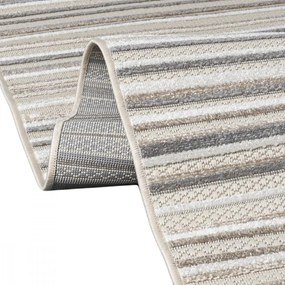 Kusový koberec Proužky béžový 140x200cm