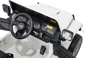 Elektrické autíčko Jeep Wrangler Rubicon LIFT bílé
