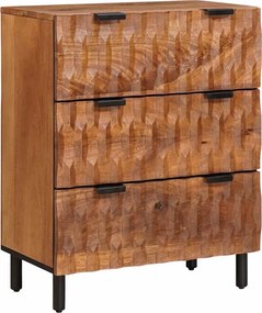 Servírovací skříň 2 ks 60 x 33 x 75 cm Masivní mangové dřevo 3310034