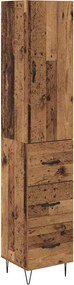 Vysoký bufet Staré dřevo 34,5 x 34 x 90 cm Kompozitní dřevo 3402723