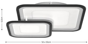 Brilagi - LED Stmívatelné stropní svítidlo TANDORA LED/49W/230V 3000-6000K + DO