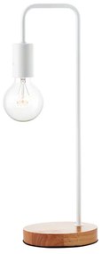 ACA DECOR Stolní lampa NAXOS max. 60W/E27/230V/IP20, bílá