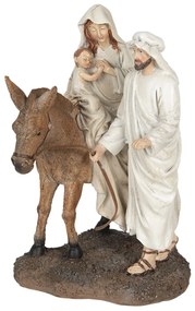 Marie, Josef s Ježíškem a oslíkem - 16*12*20 cm