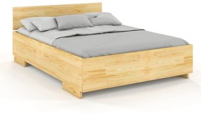 Zvýšená postel Bergman - borovice   , Borovice přírodní, 200x200 cm